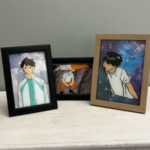 Unknown Artist | Art | Artist Unknown Reverse Painted Anime Photo ...